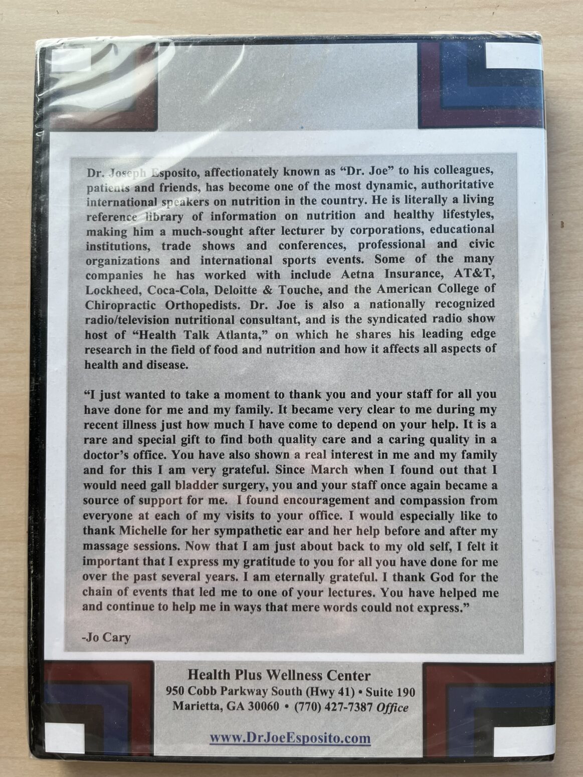 The Four Secrets To Optimum Health - Dr. Joe